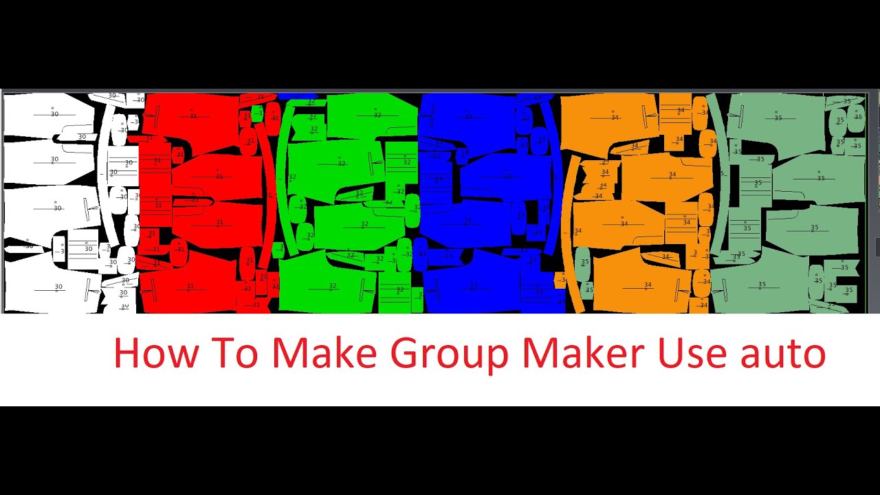 How to make group marker use Auto softwere lectra - YouTube