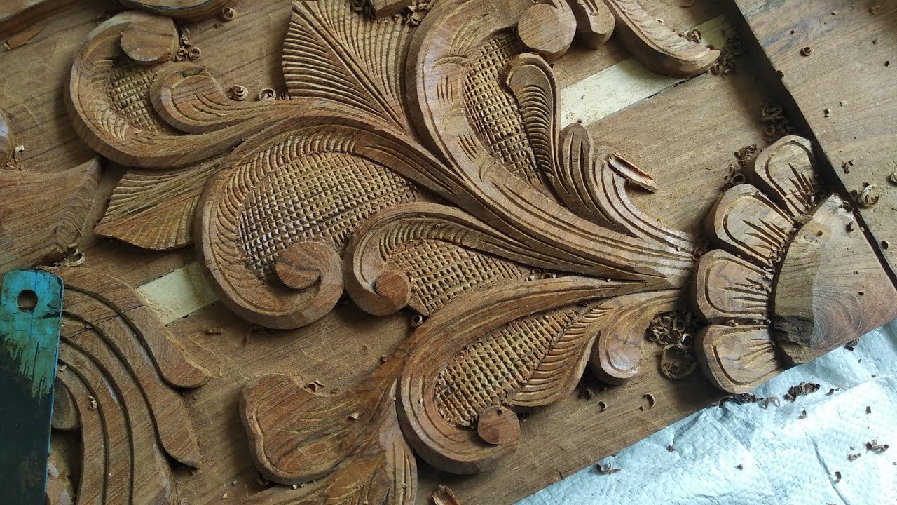 wood carving lining design tutorial useful biginnars - YouTube
