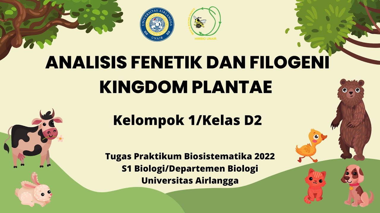 [BIOSISTEMATIKA] Penyusunan Fenogram dan Kladogram Pohon Filogeni Pada ...