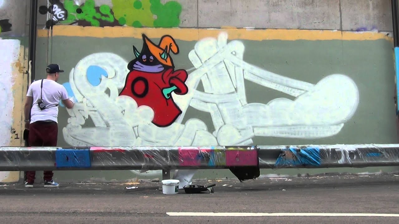[GRAFFITI] Orko from He-man x ROAD - YouTube