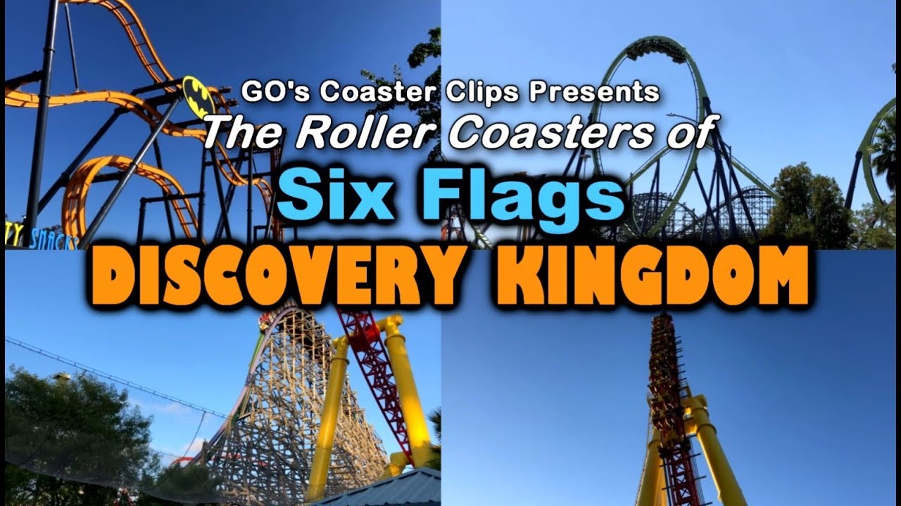 The Roller Coasters of Six Flags Discovery Kingdom - GO's Coaster Clips ...