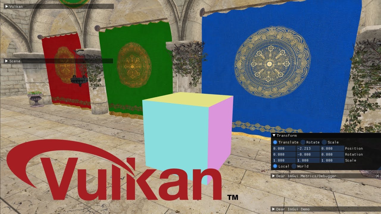 OBJ file loading (Sponza) - Luz Engine #5 - YouTube