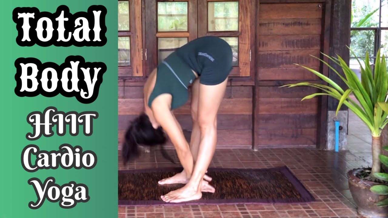 20 Min | Total Body Fat Burning | HIIT Cardio Yoga Workout | No Repeat ...