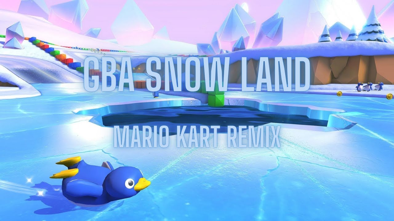GBA Snow Land- Mario Kart Remix - YouTube