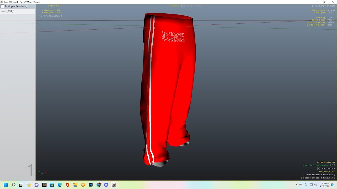 How to make custom sweatpants (FiveM) - YouTube