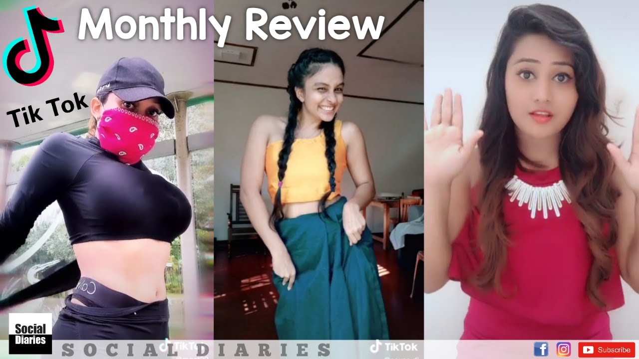 Tik Tok Monthly Review | April | Social Diaries - YouTube