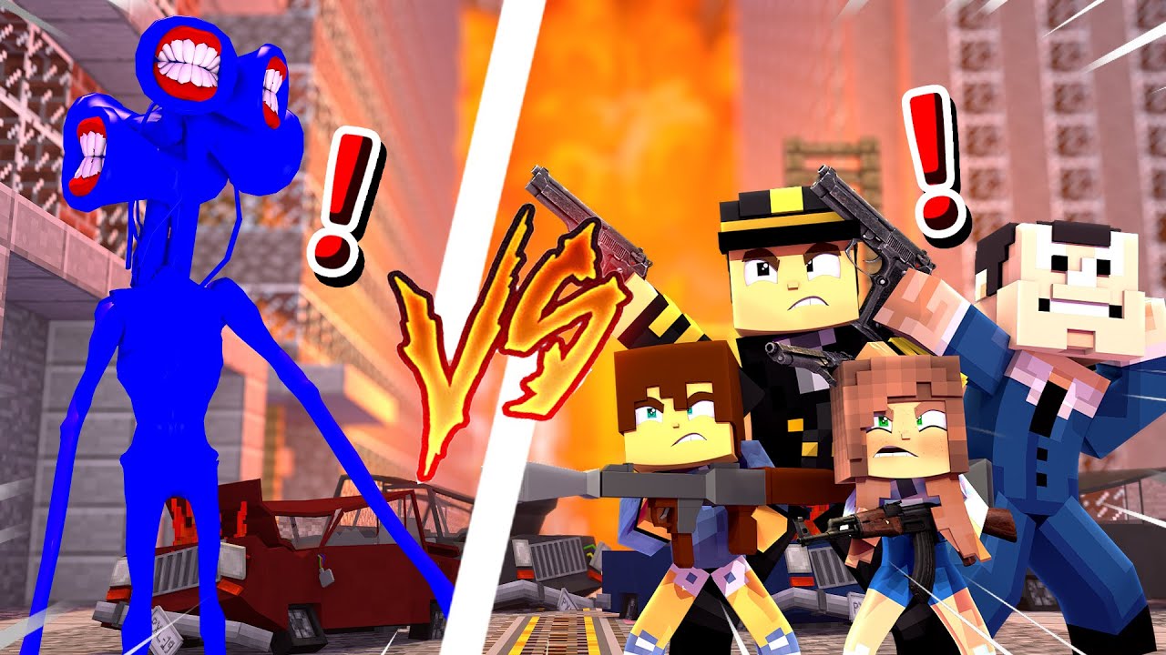 FAMILLE DE AWARIZ VS DARK SIREN HEAD SUR MINECRAFT ! - YouTube