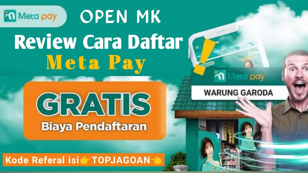 METAPAY | APLIKASI PULSA TERMURAH META PAY | REVIEW CARA DAFTAR - YouTube