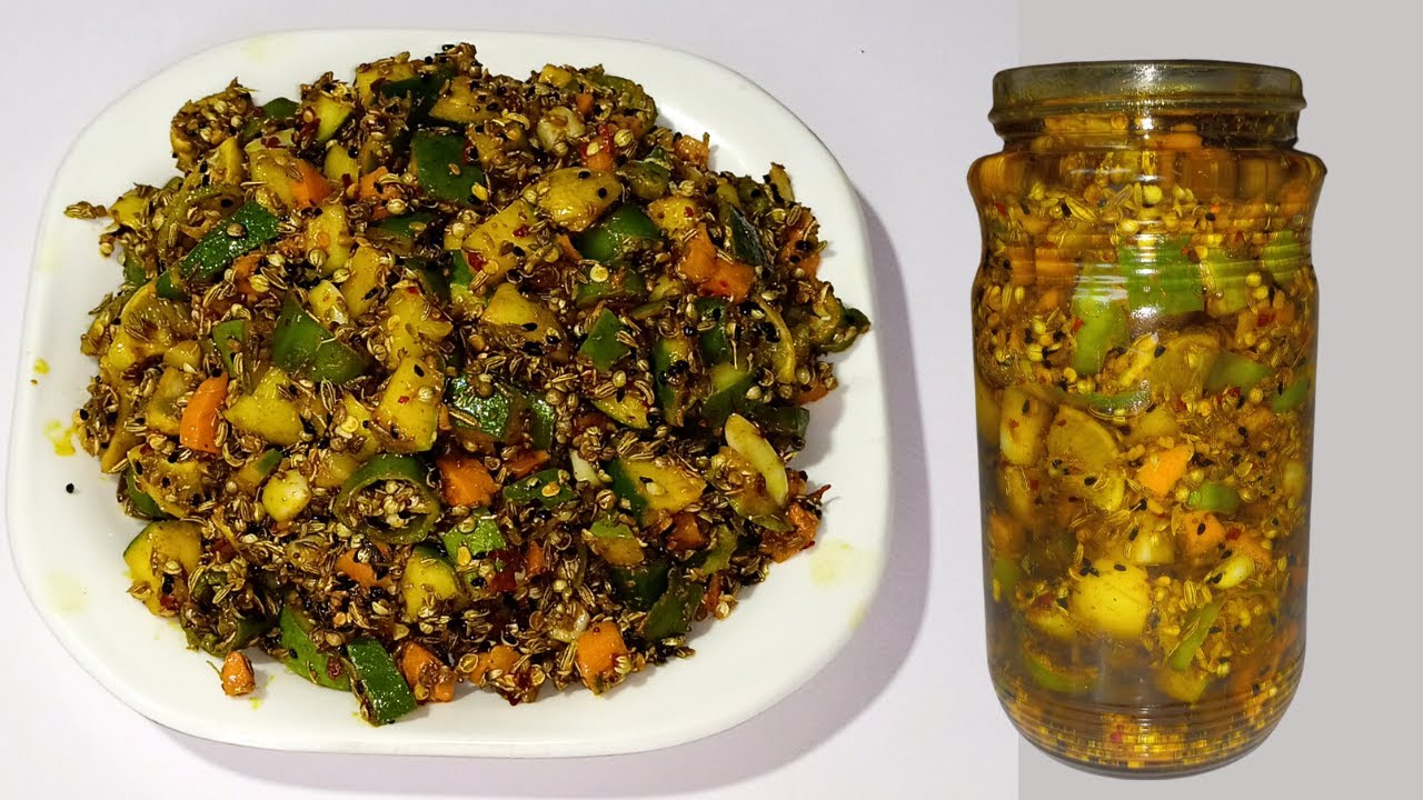 Crushed Achar | Crushed Pickle | New Pickle Recipe | Mix Achar | Mix ...