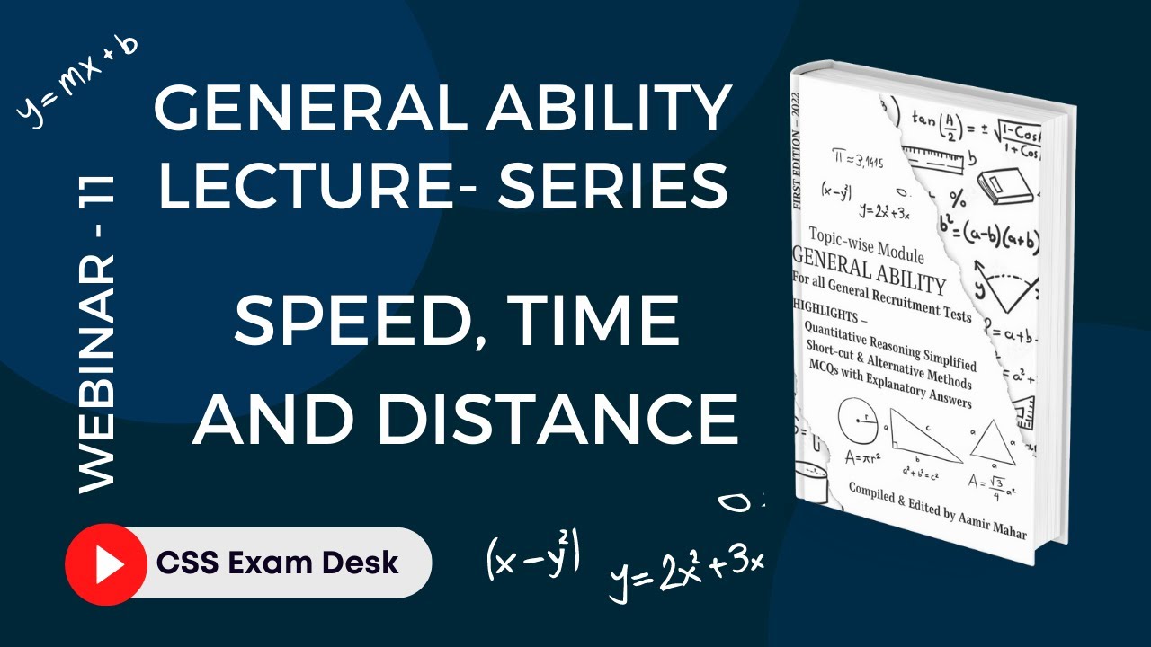 Speed, Time and Distance | CSS 2022/23 Session | FPSC MCQs | CSS Exam ...