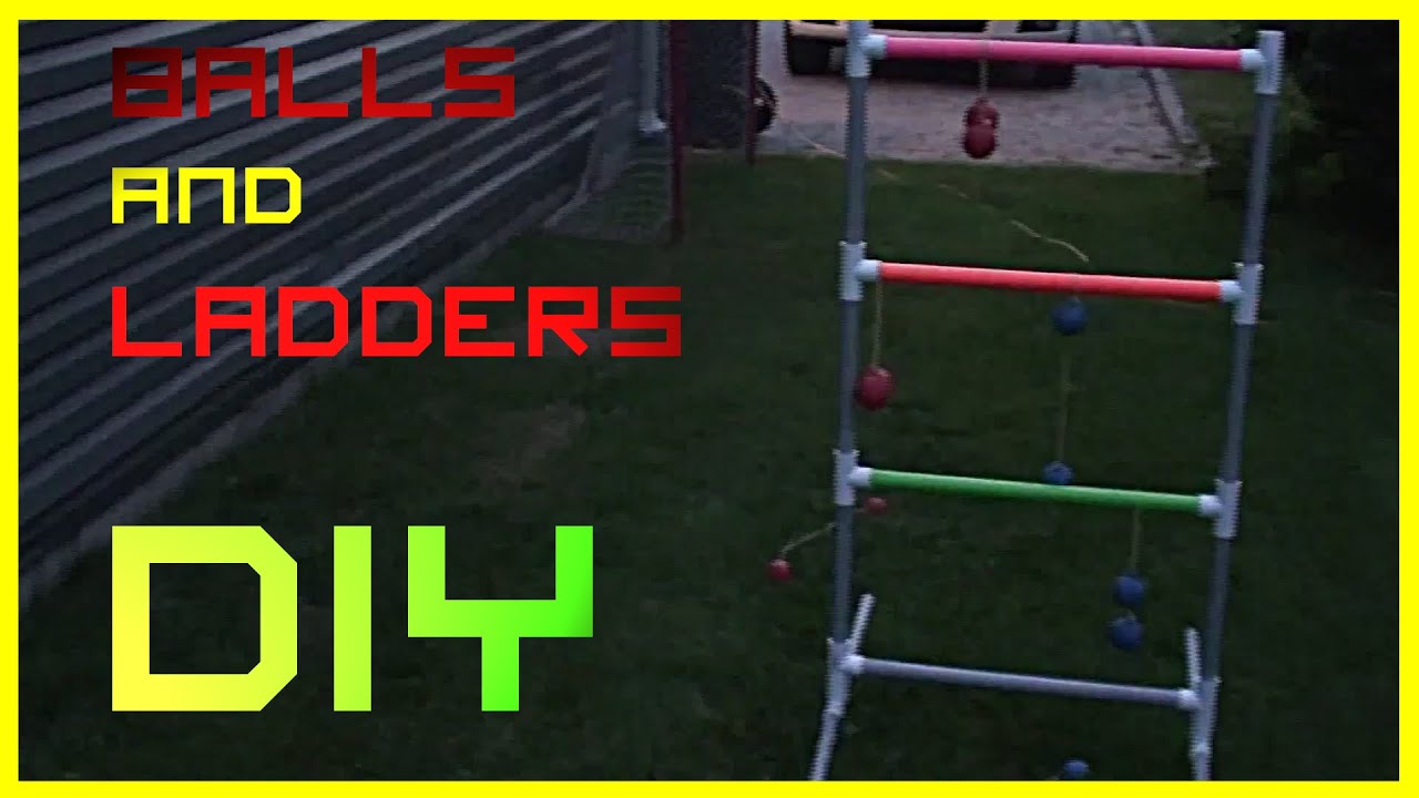 DIY Ball and Ladders game - YouTube