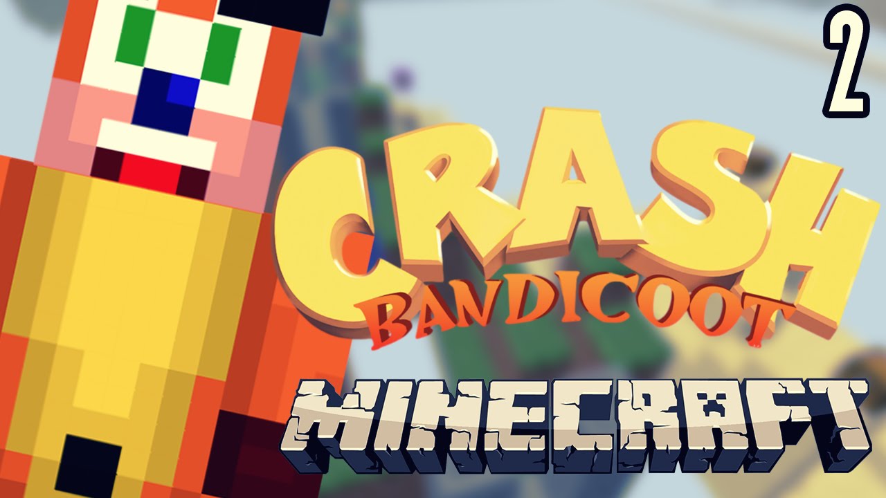 Minecraft Crash Bandicoot Adventure Map Part 2 - YouTube