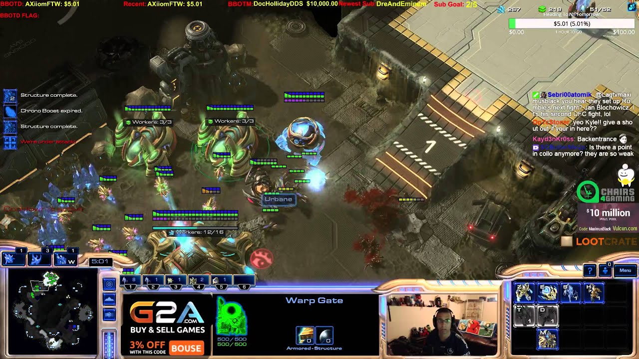 SC2 LoTV Placement Matches Game 5 - MaximusBlack - YouTube