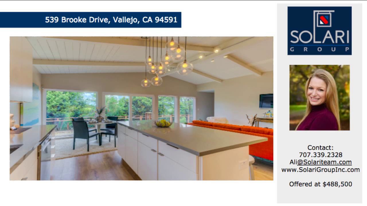 Charming Home in Vallejo / 539 Brooke Drive / Solano County Real Estate ...