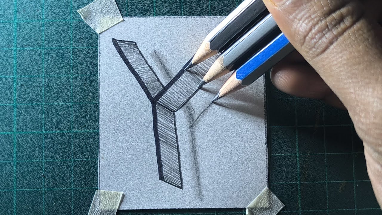 Unleash Your Creativity: Master the Art of 3D Letter Y Drawing in Just ...