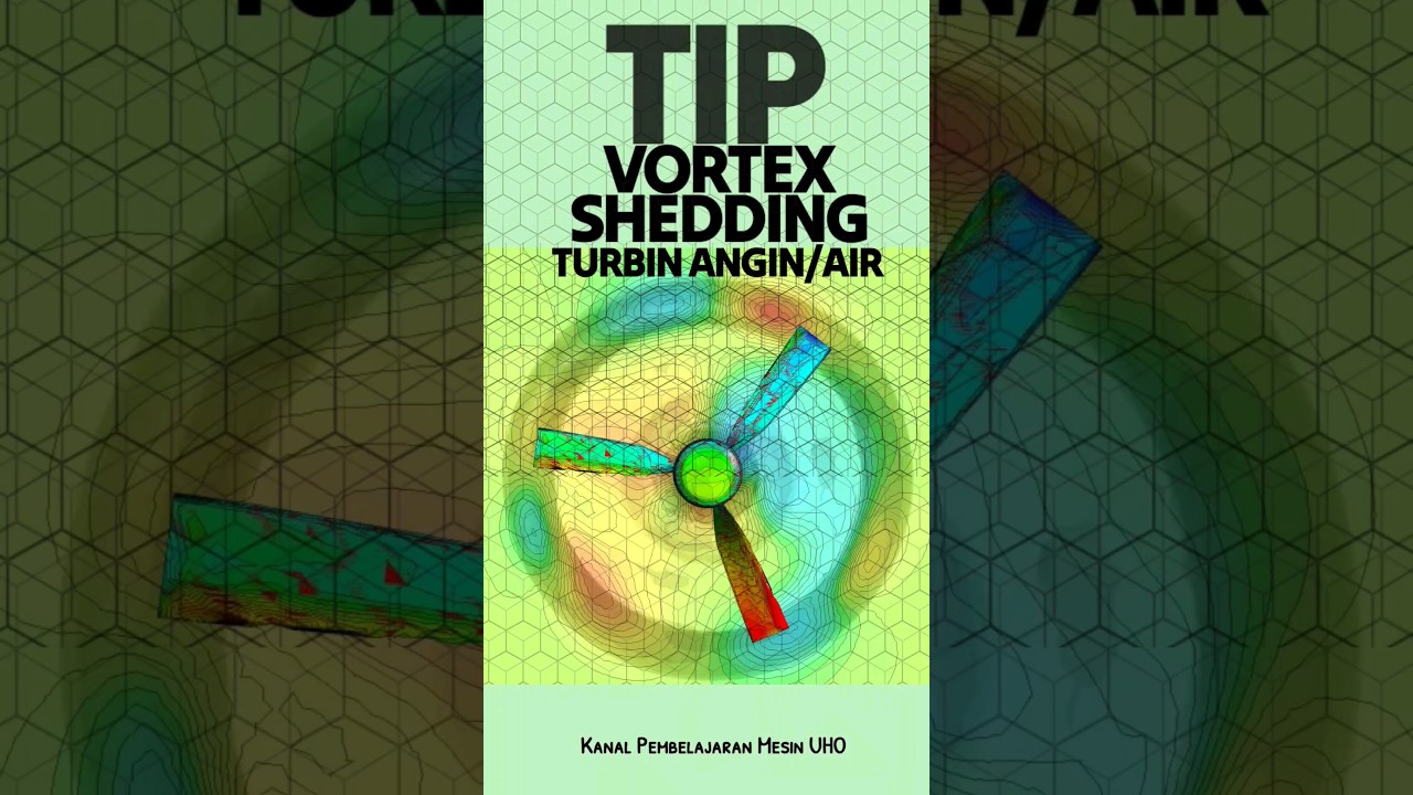 Tip Vortex Shedding in Wind Turbines #merdekabelajar #lpdp # ...