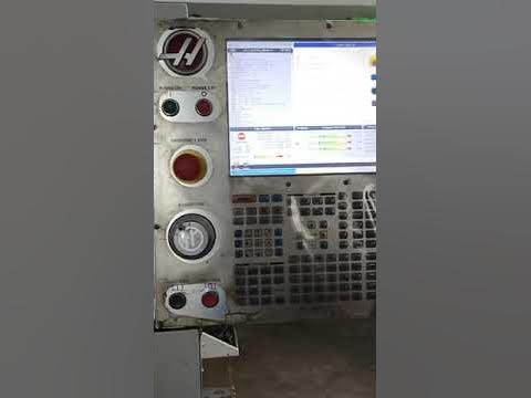 haas cnc machine display - YouTube