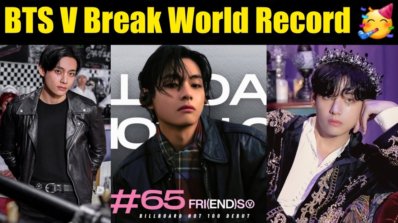 BTS V Break World Record 🥳| Taehyung Made Shocking Achievement 🤯 #bts ...