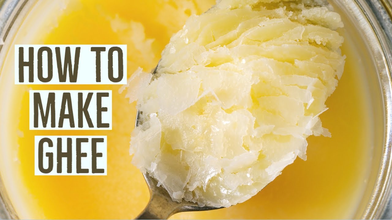 How to Make Ghee at Home (Clarified Butter) - YouTube
