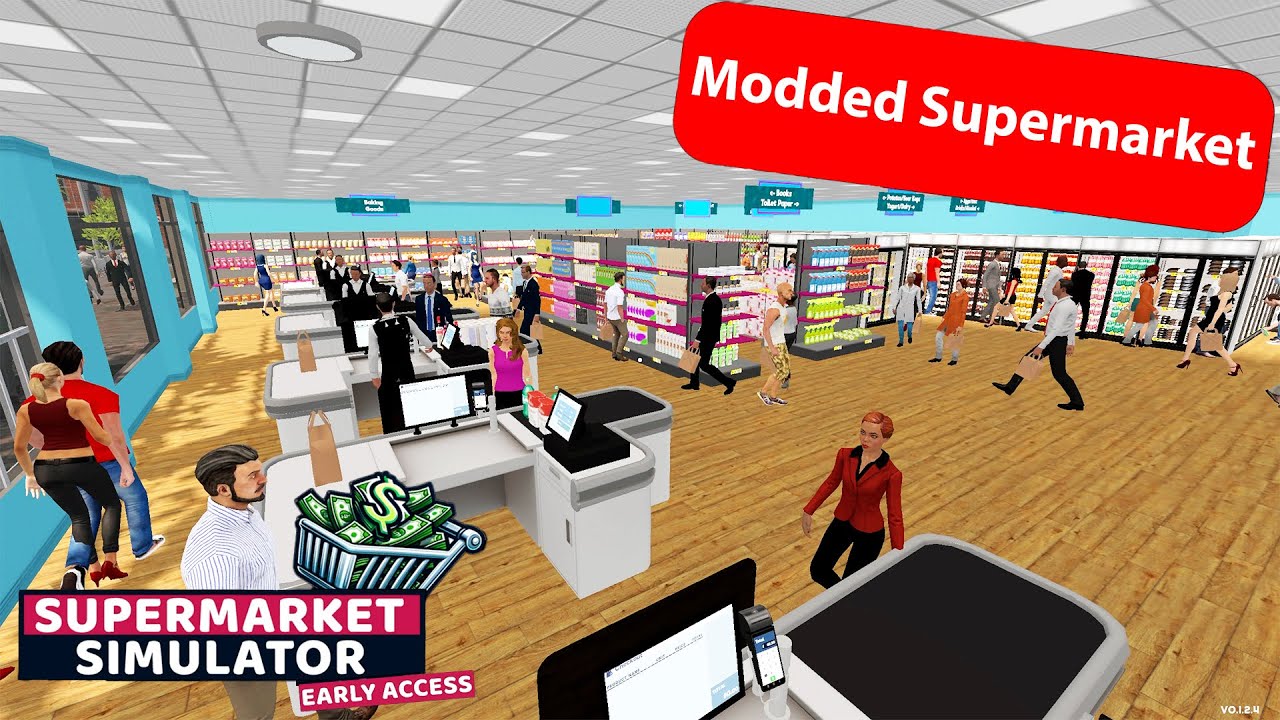 New Night Shift Mod in Modded Supermarket Simulator! (E101) - YouTube