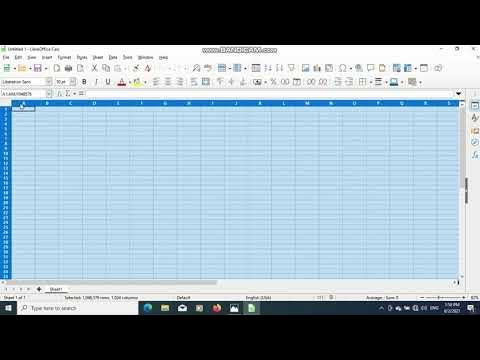 LibreOffice Calc Part-1 - YouTube
