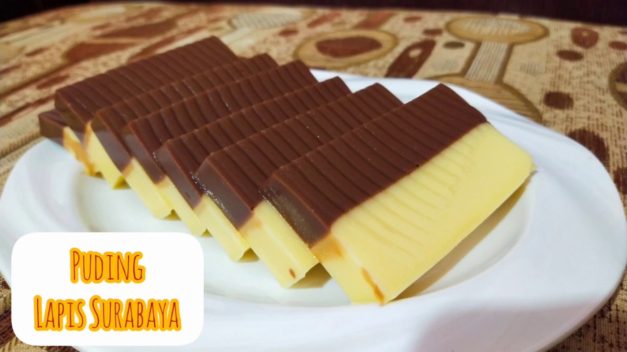 Resep puding lapis surabaya - YouTube