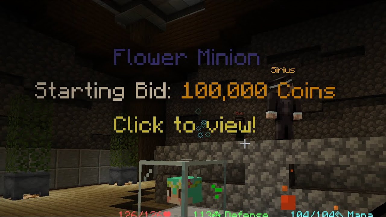 Going to the dark auction and building my house in Hypixel skyblock ...