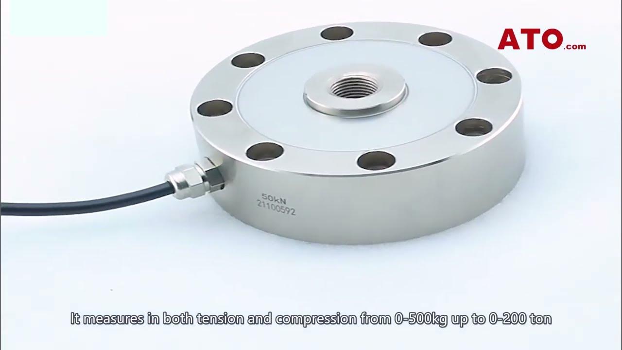 Low Profile Universal Tension And Compression Load Cell - YouTube