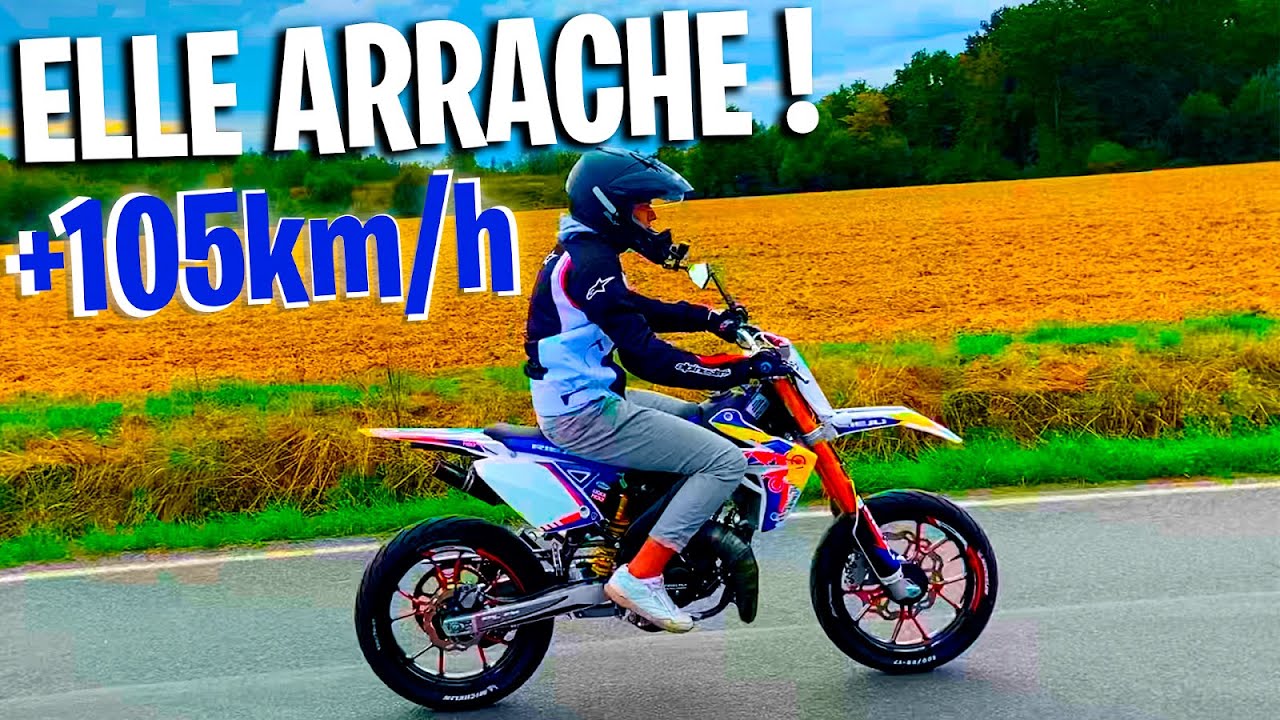 J'ESSAYE UNE MRT PRO SURVITAMINÉE ! (105km/h) - YouTube