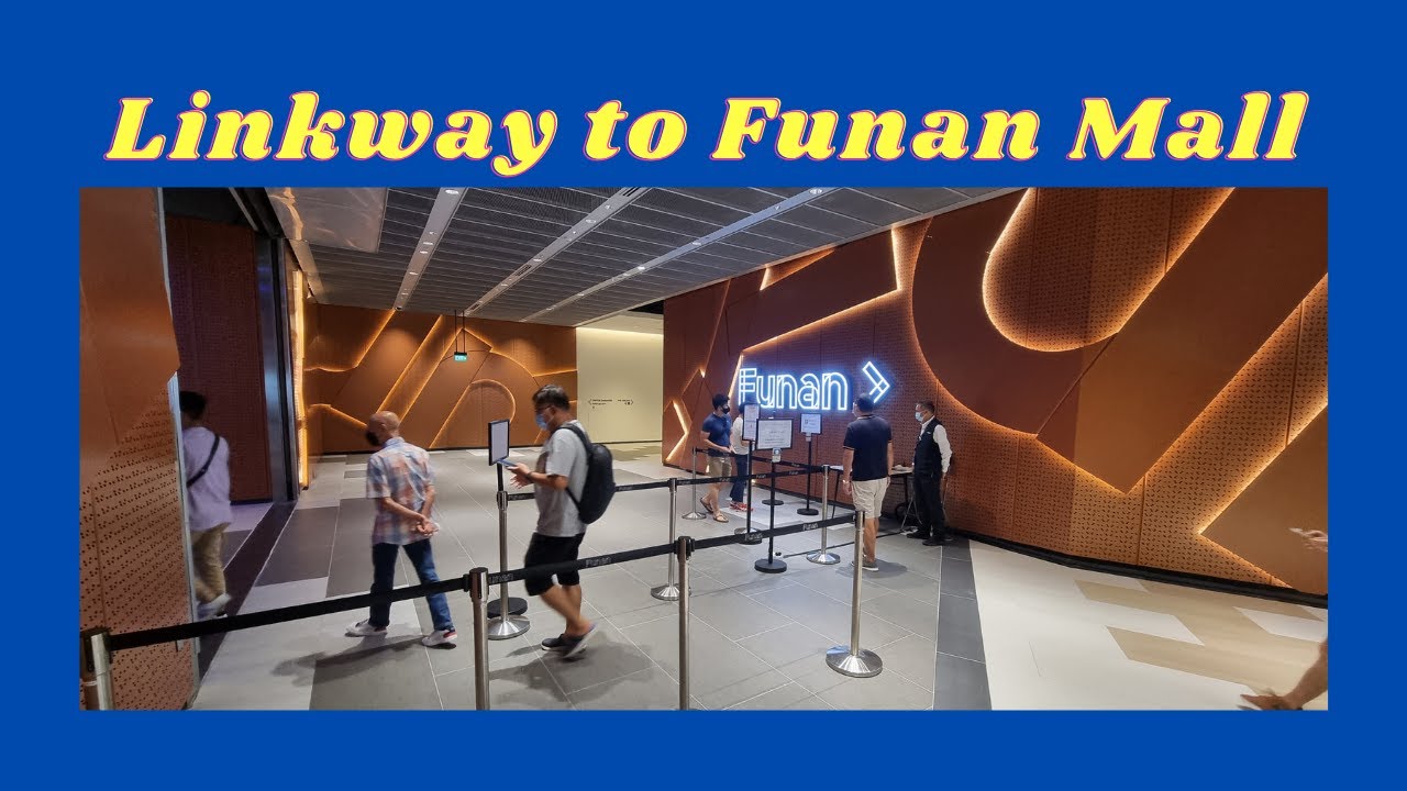 How to get to Funan Mall from Citiy hall MRT using the new underpass ...