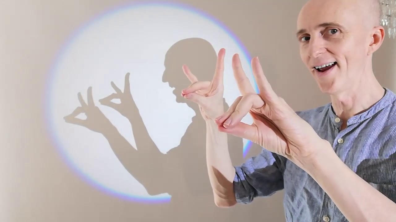 9 How to make hand shadow deer - YouTube