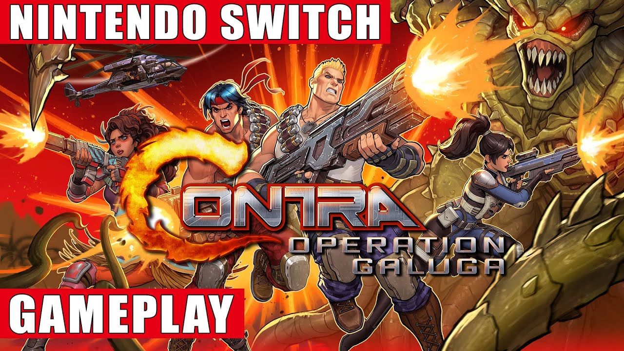 Contra: Operation Galuga Nintendo Switch Gameplay - YouTube