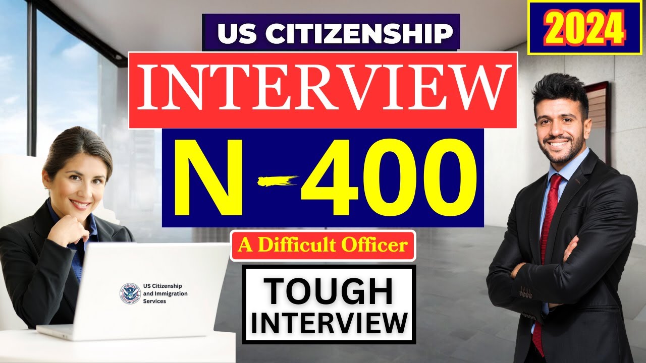 Real Interview of US Citizenship 2024 & Oath Ceremony - N400 ...