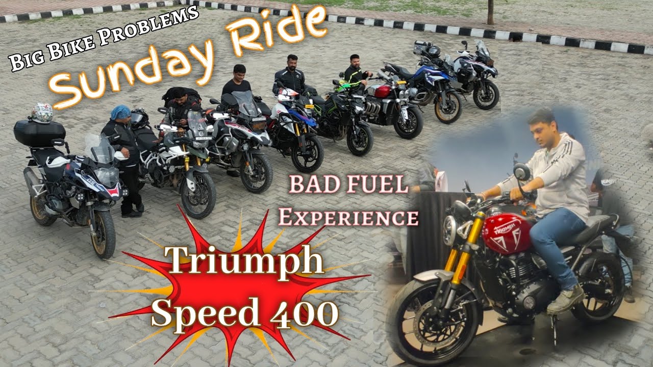 TRIUMPH SPEED 400 | Hyderabad | Sunday Ride Experience | Fuel Problem ...