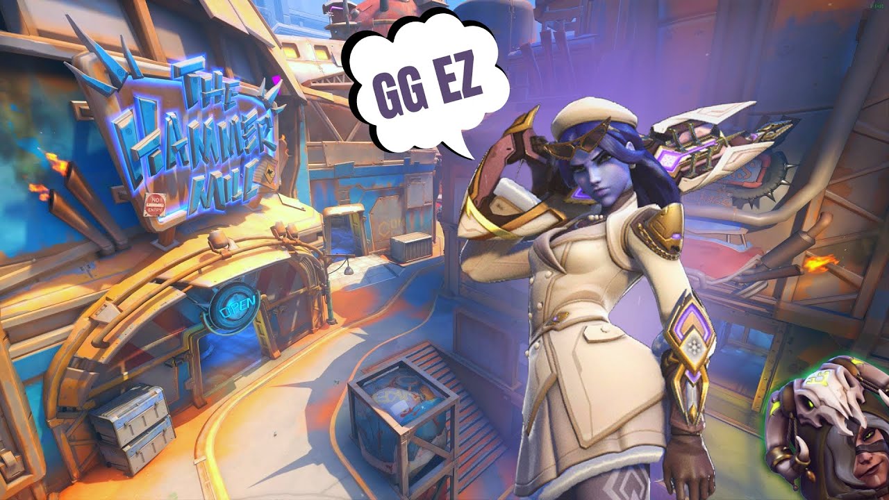 Widow main BULLIES average player (OW2) - YouTube