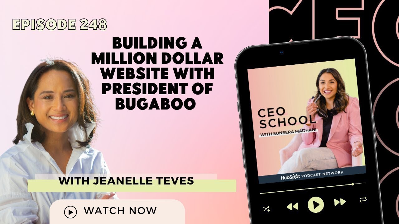 248. Building A Million Dollar Website with President of Bugaboo ...