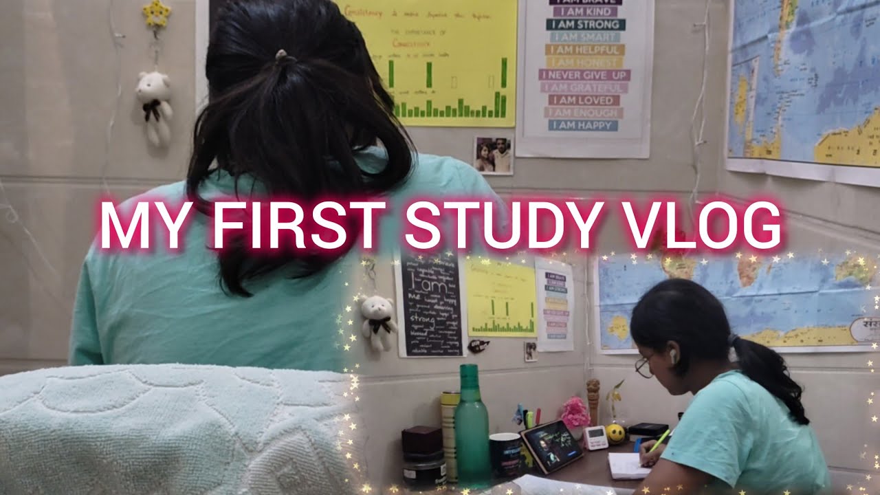 My First Study Vlog 📚 || Study with me || Productive Day || # ...