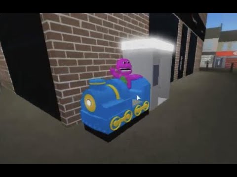 Barney train kiddie ride ROBLOX - YouTube