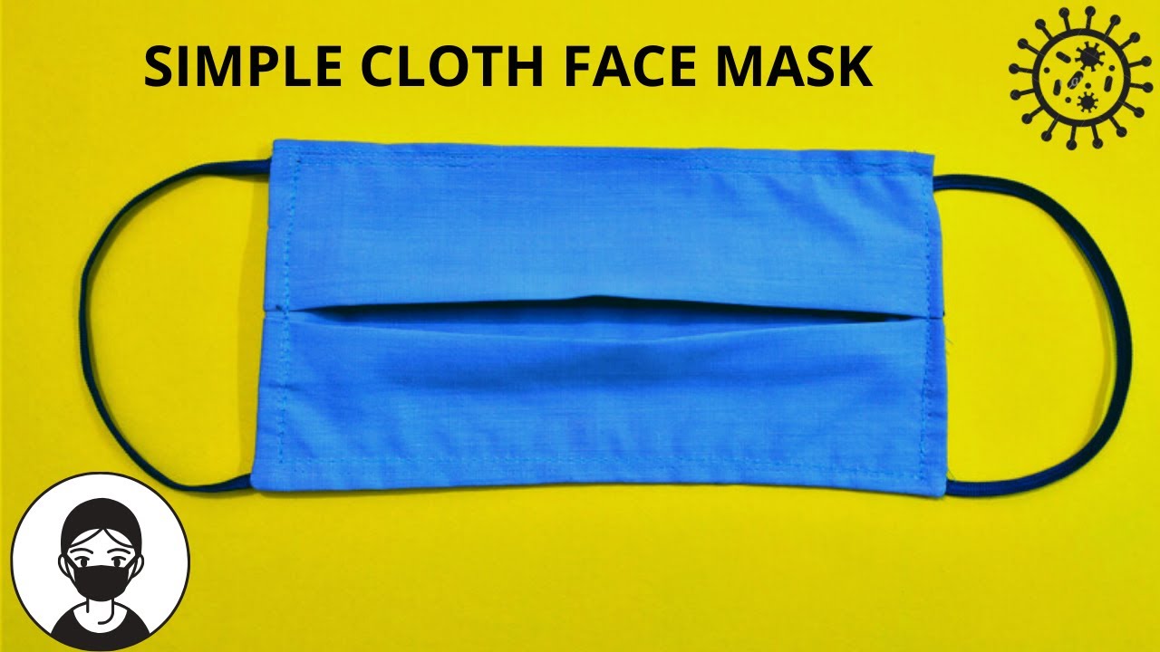 Homemade Face Mask With Filter Pocket | How to make Face Mask with ...