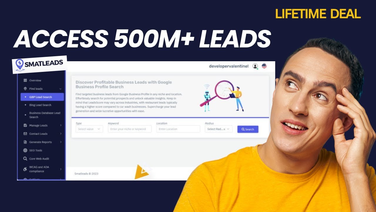 SmatLeads Lifetime Deal I Generate Lead Optimization, SEO & Website Audit Report with a Single ...