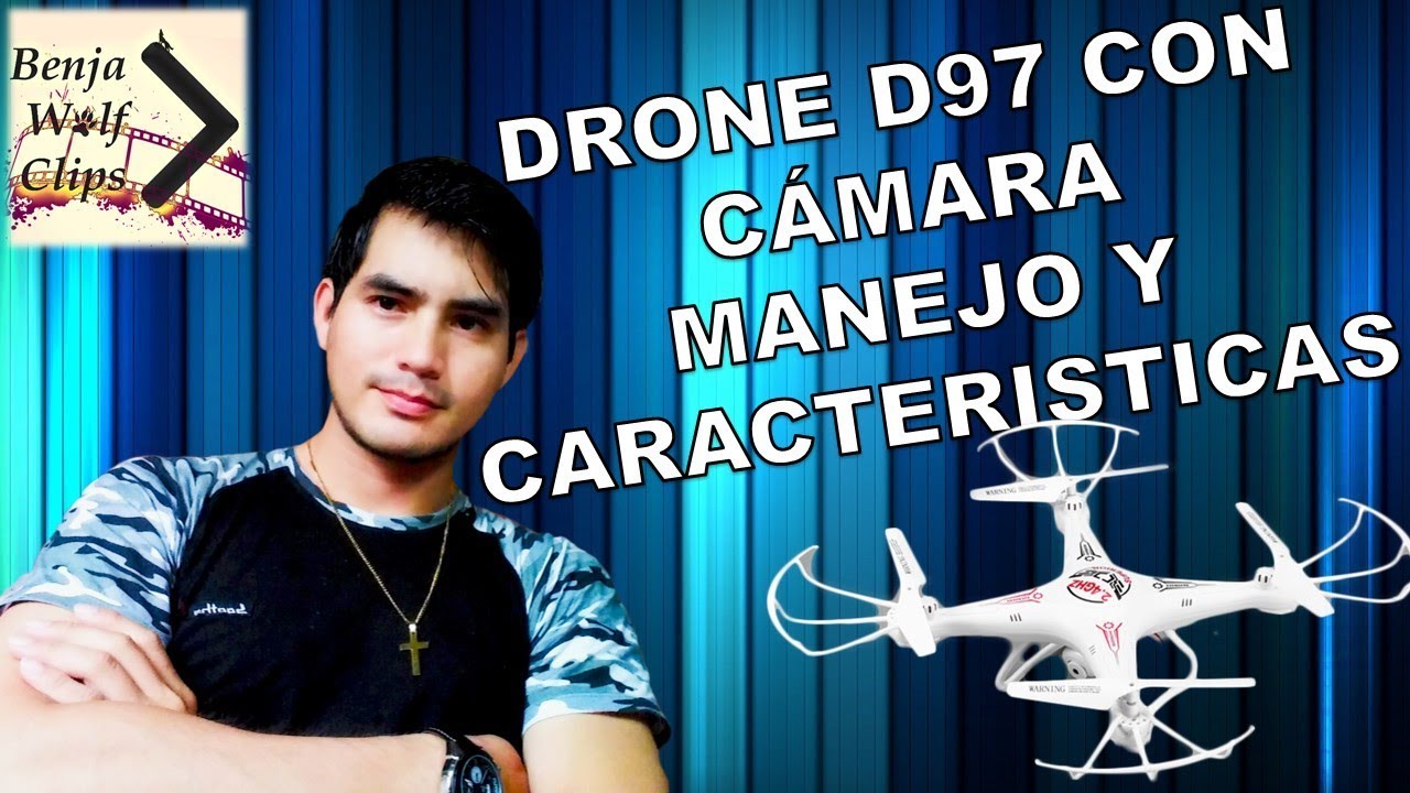 Drone D97 Quadcopter con Cámara - Review - YouTube
