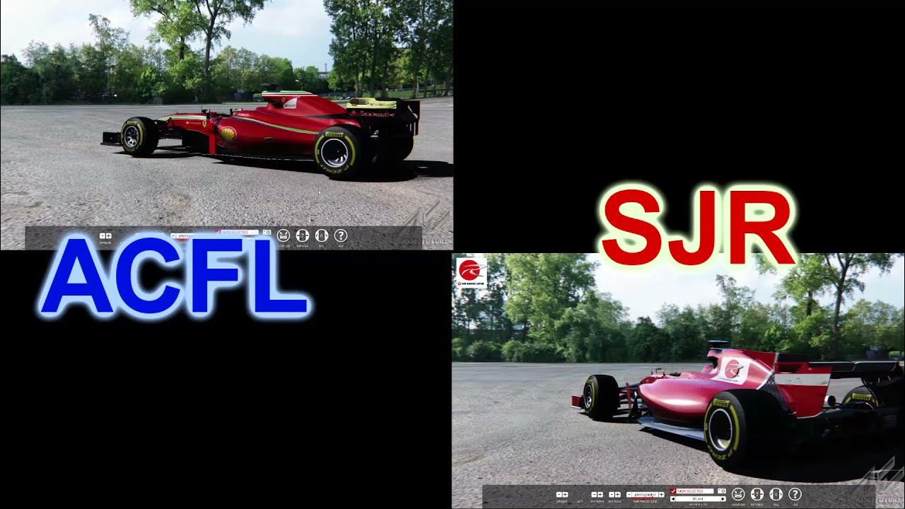 F1 2017 - ACFL vs SRJ / CAtalunya mod Comparison + Download link [ASSETTO CORSA] - YouTube