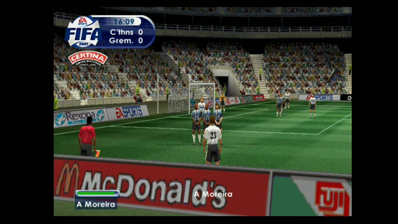 FIFA 2001-PS2/CORINTHIANS vs GREMIO/GAMEPLAY - YouTube