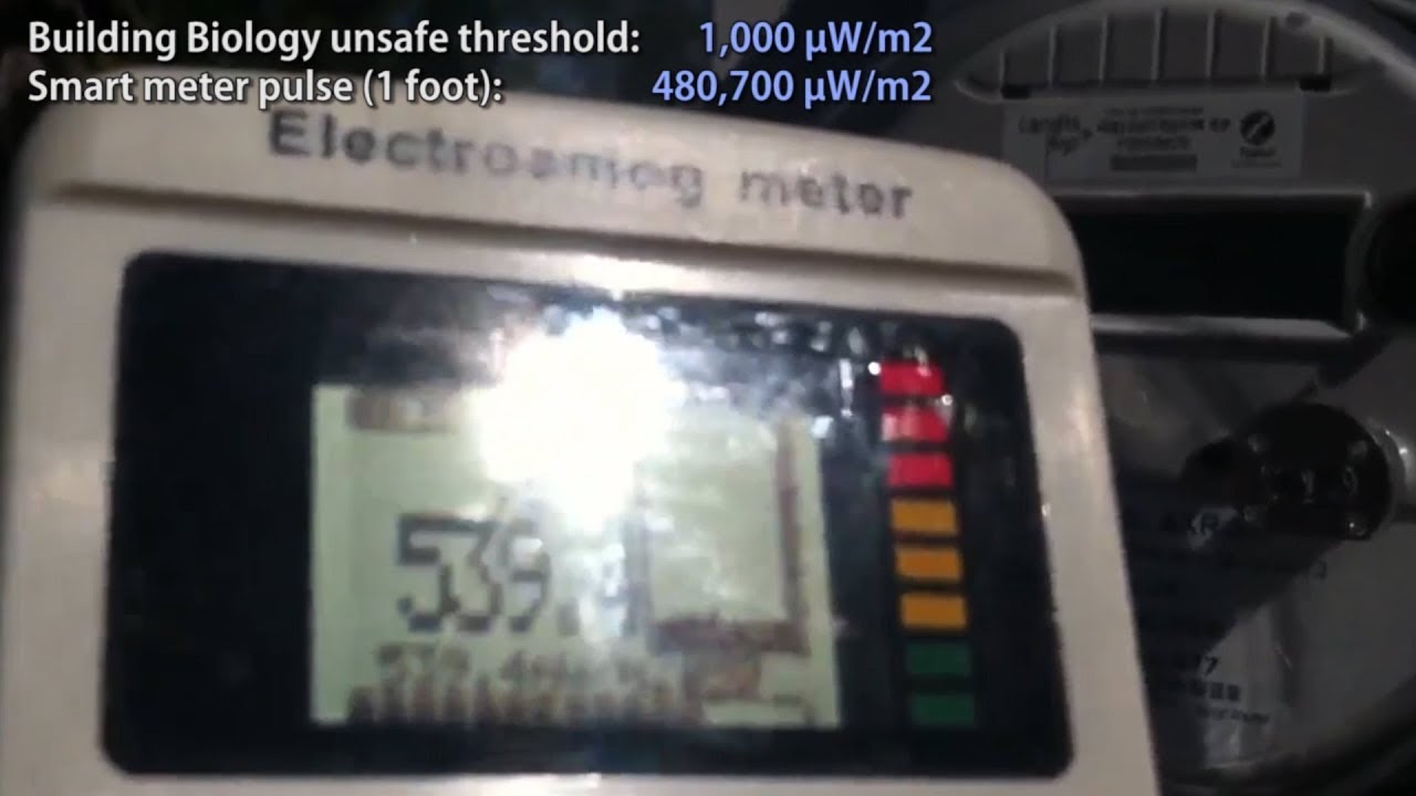 EMF Radiation Testing: 'Smart' Meter vs. Cell Phone - YouTube