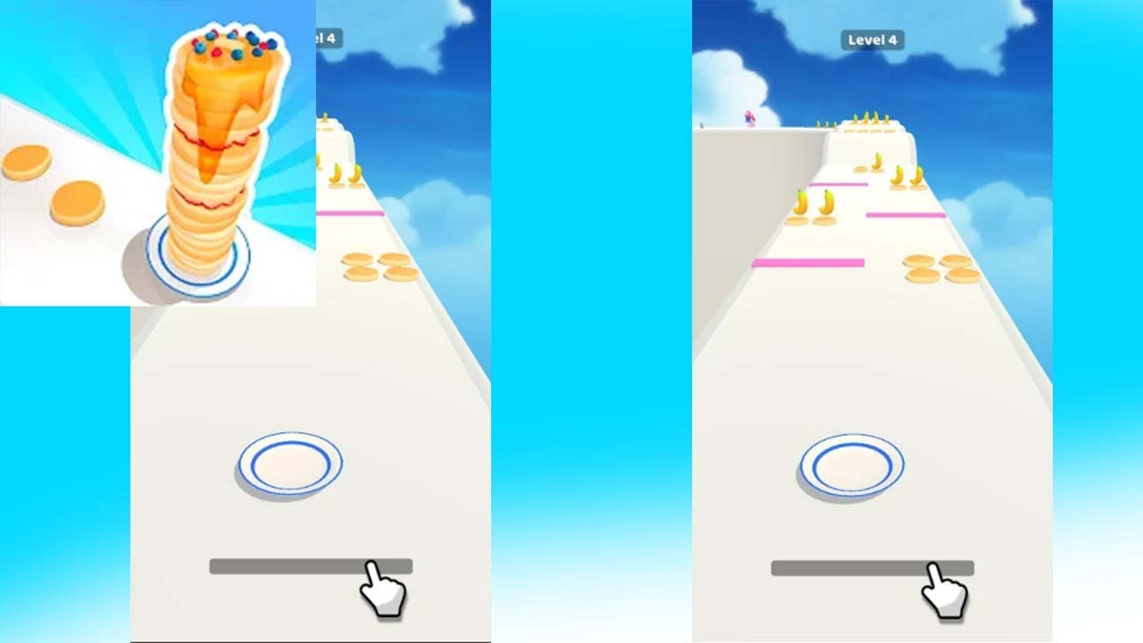 Pancake Run Gameplay Walkthrough All Max Level - YouTube