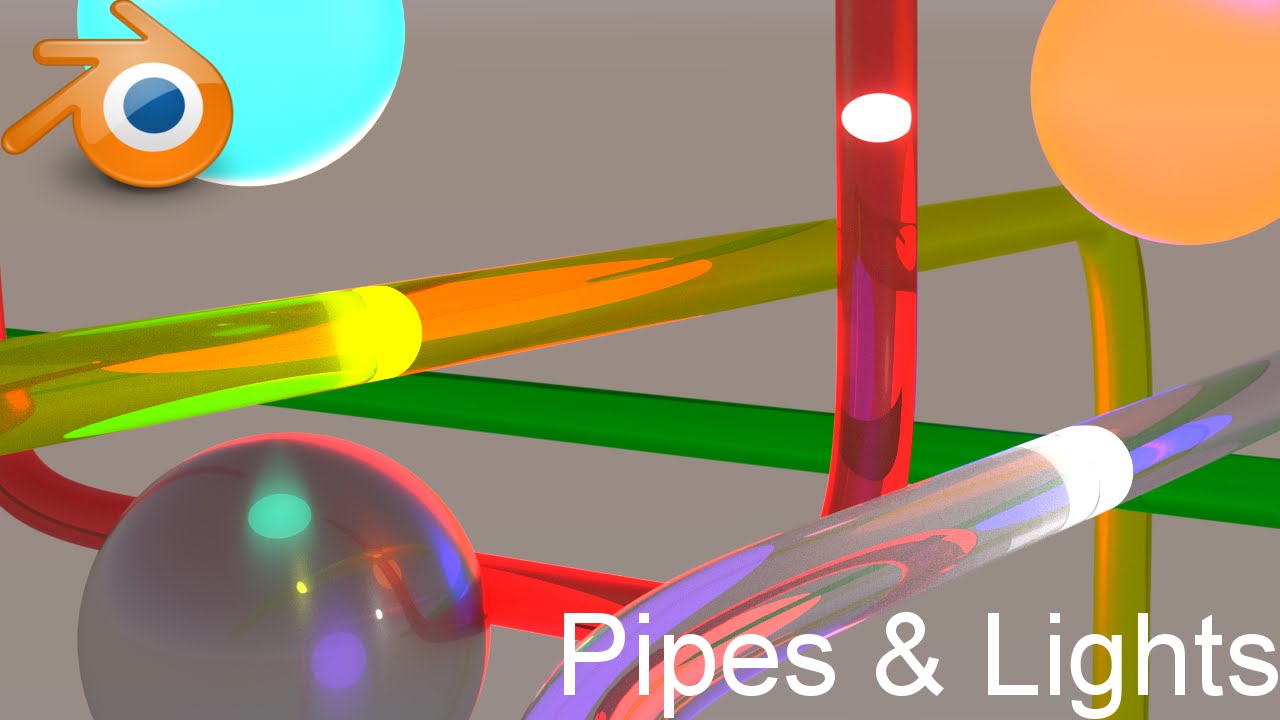 Blender - Pipes & Lights - YouTube