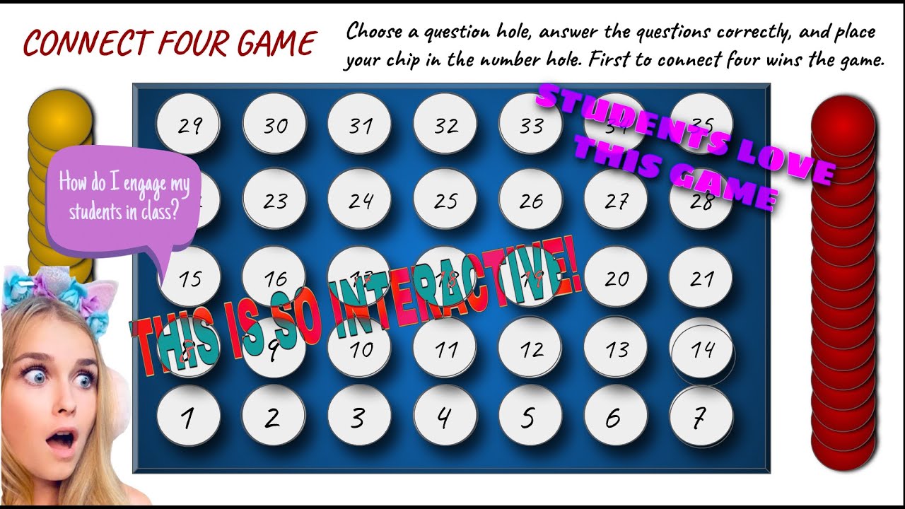 HOW TO MAKE AN ONLINE CONNECT FOUR GAME? | ENGAGE YOUR STUDENTS IN THE ...