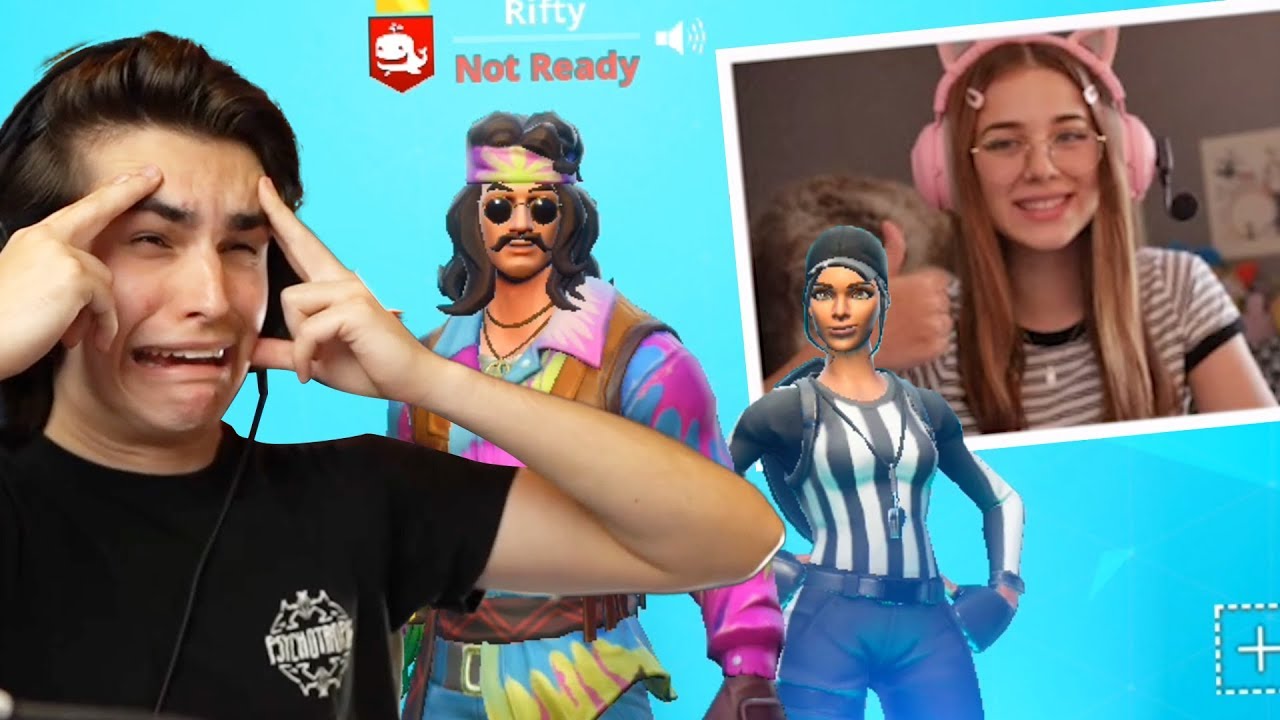 So I played Fortnite with my GIRLFRIEND... - YouTube