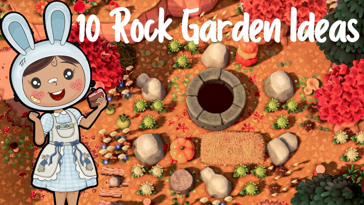 10 Rock Garden Ideas for Animal Crossing: New Horizons - YouTube