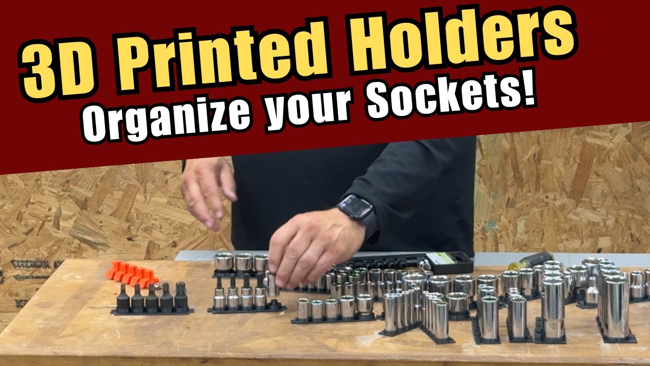 3D Printing Socket Holders & Labels for My Tool Chest – Easy Shop ...
